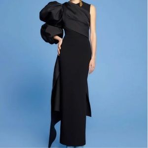 Solace London | Dresses | Solace London Moore Maxi Black Gown Us 2 ...